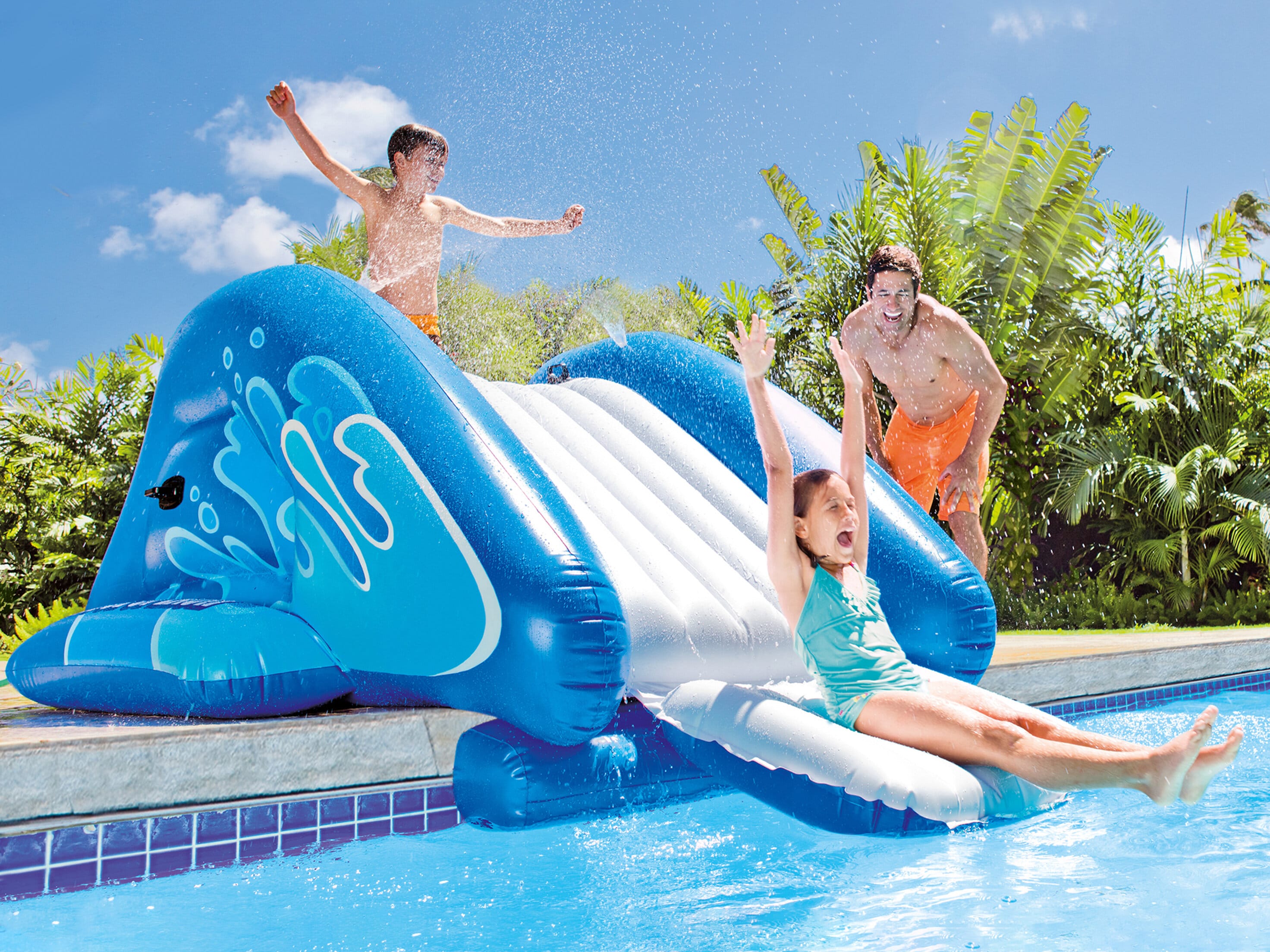 Kool splash water slide store
