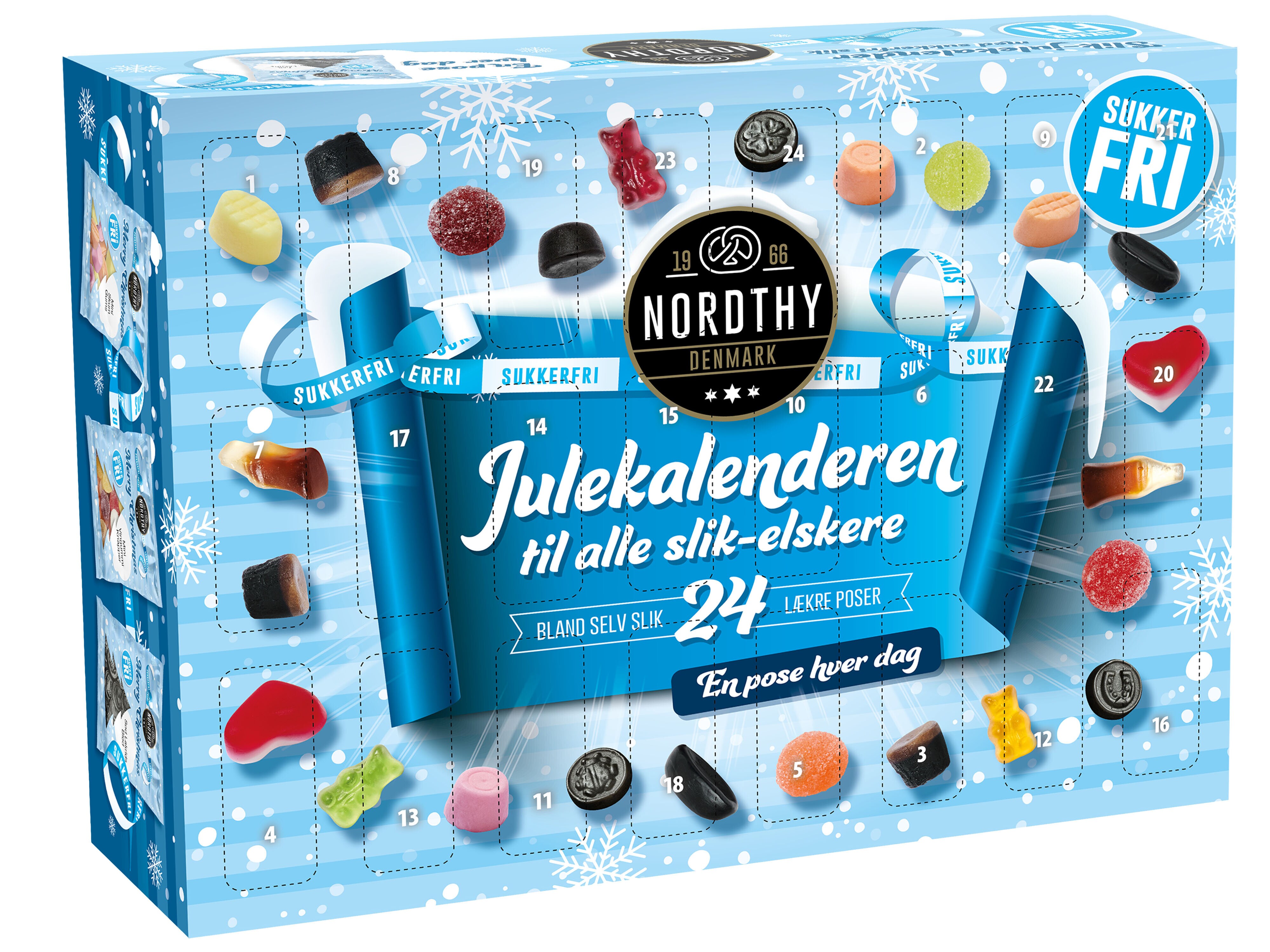 Sukkerfri Slikjulekalender - Nordthy | Coolstuff.dk